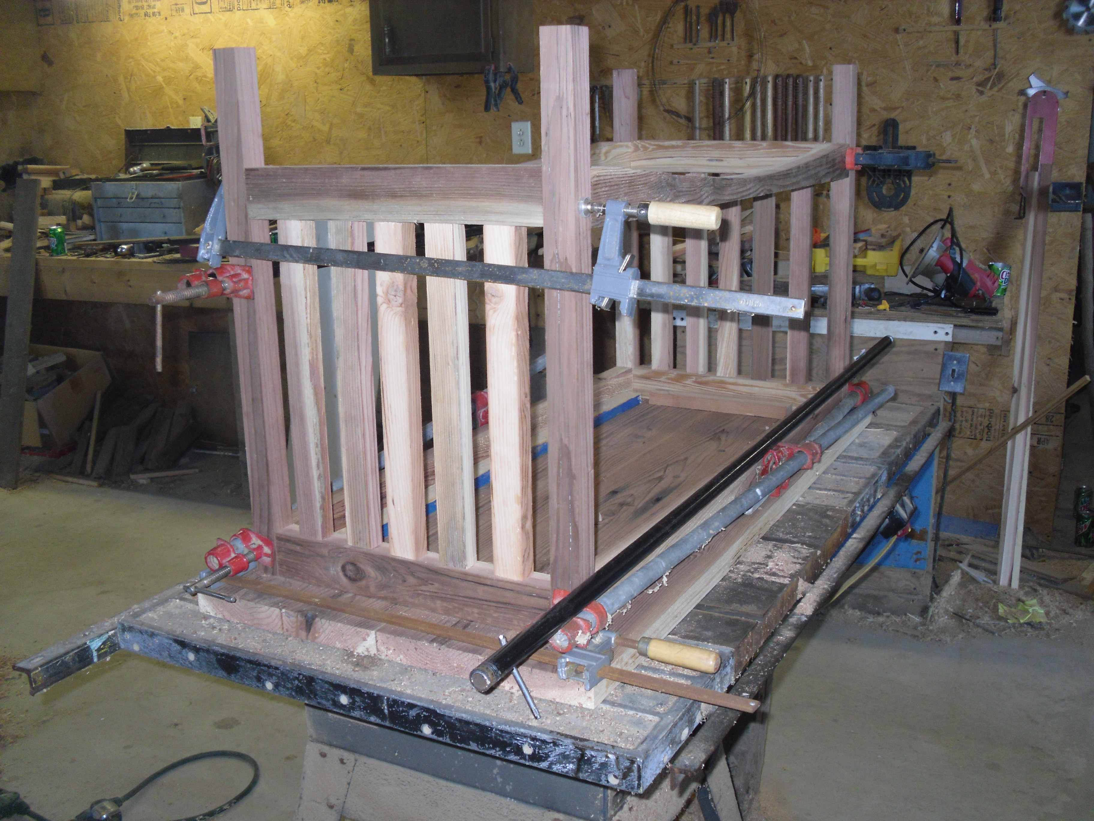 Pictures of a table from an Old Pin-nic table | Popular Woodworking