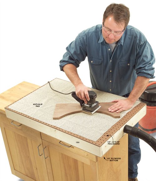 Anti-Slip Dust-Collection Table | Popular Woodworking