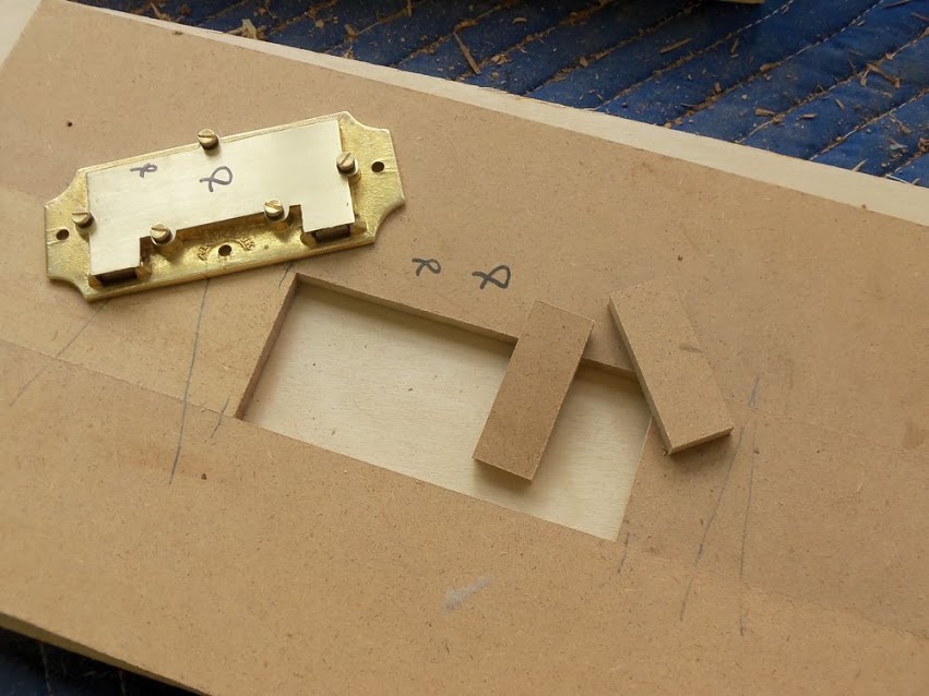 Installing Campaign chest hardware - part 2: A template for the meduim ...