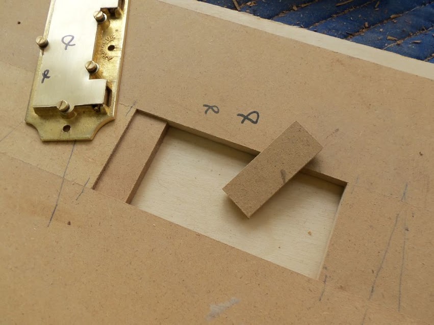 Installing Campaign chest hardware - part 2: A template for the meduim ...