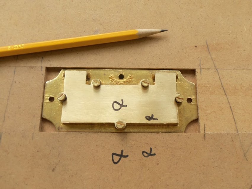 Installing Campaign chest hardware - part 2: A template for the meduim ...