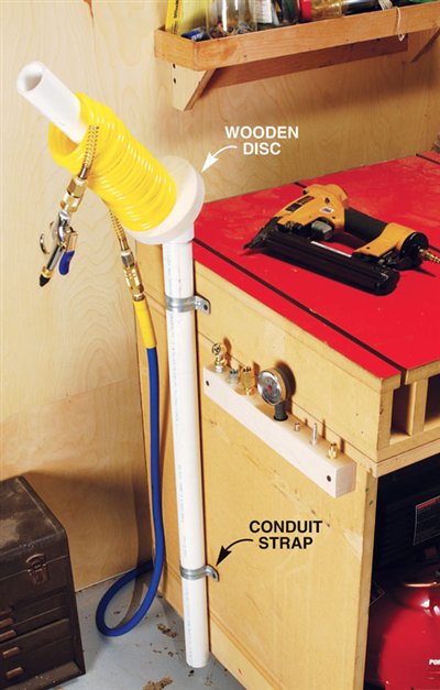 AW Extra 5/31/12 - Air Hose Rack | Popular Woodworking