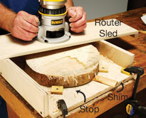 Flattening End Grain with a Router | Popular Woodworking