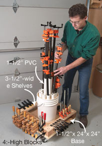 Clamp Caddy | Popular Woodworking