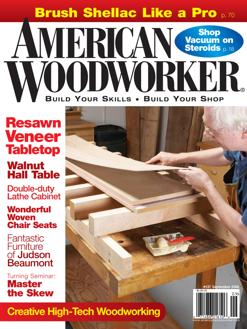 Resawn-Veneer Top | Popular Woodworking
