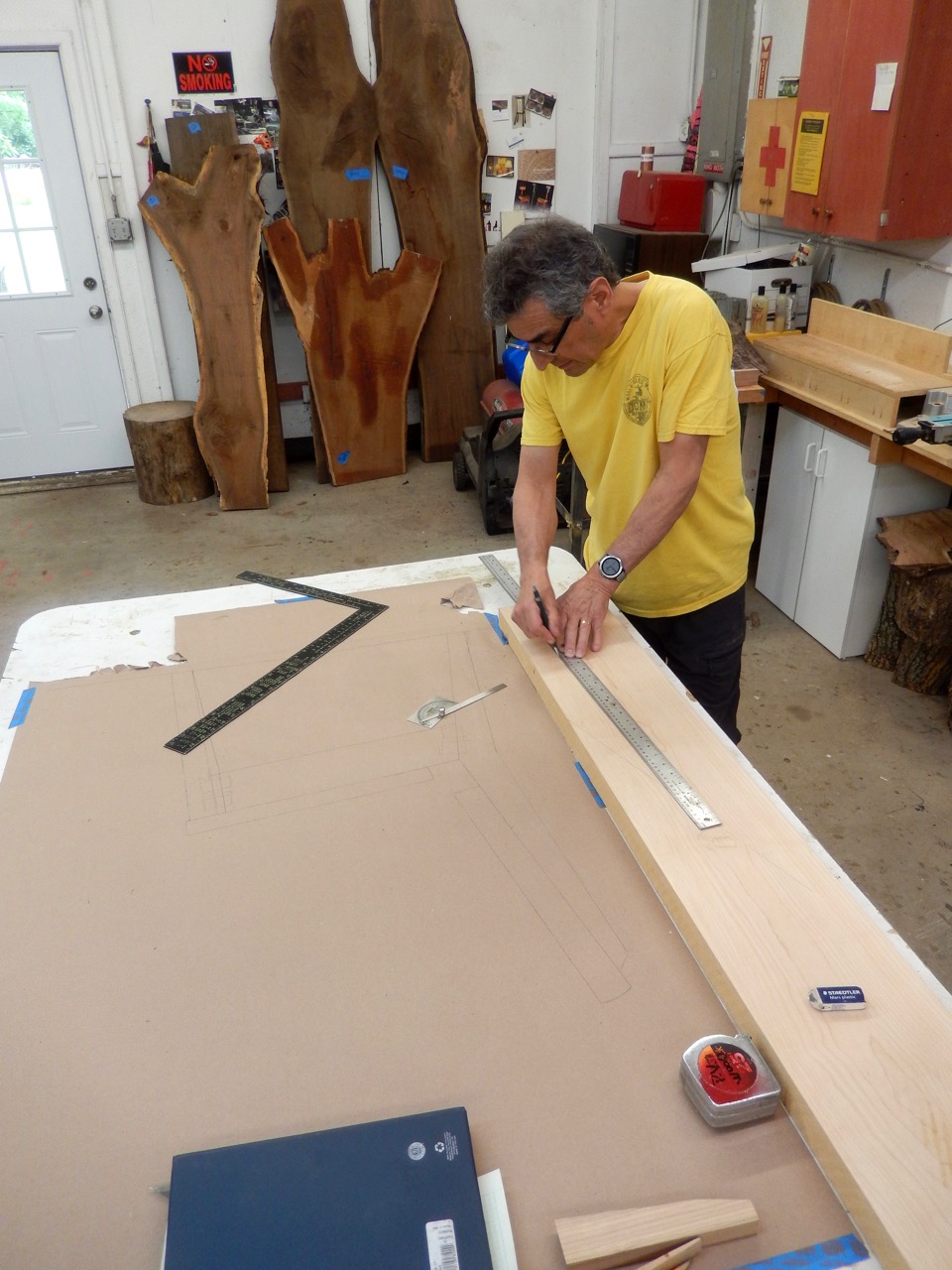 When Facets and Diagonals Meets a Live Edge - Part 1 | Popular Woodworking