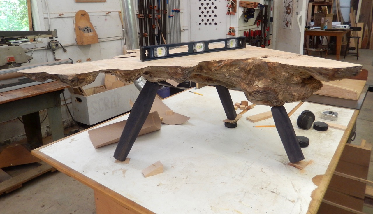 A Coffee Table From a Burl Slab, Part 3 | Popular Woodworking