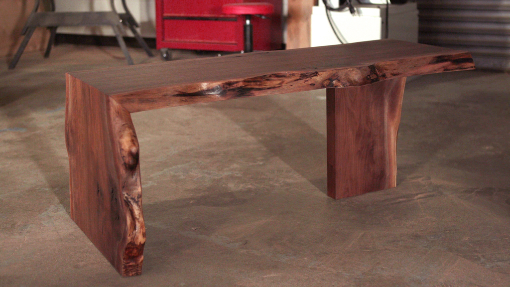 Simple Live-Edge Slab Table | Popular Woodworking