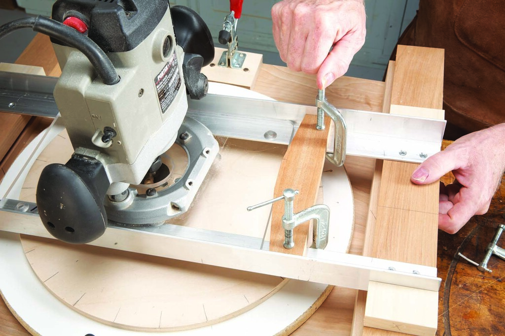 Radial Router Jig | Popular Woodworking