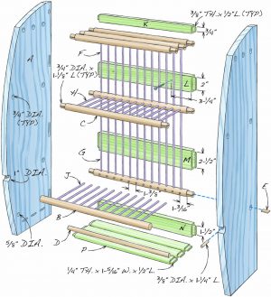 Wall-Mount Plate Rack | Popular Woodworking