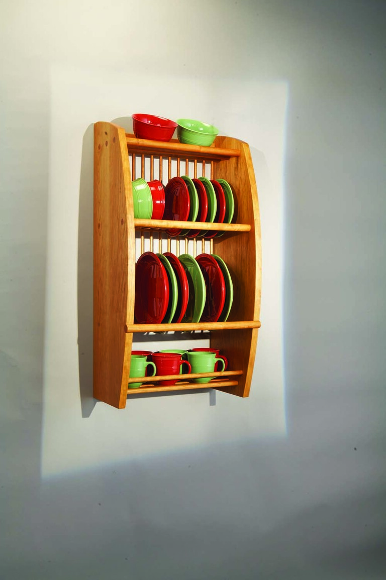 Wall-Mount Plate Rack | Popular Woodworking