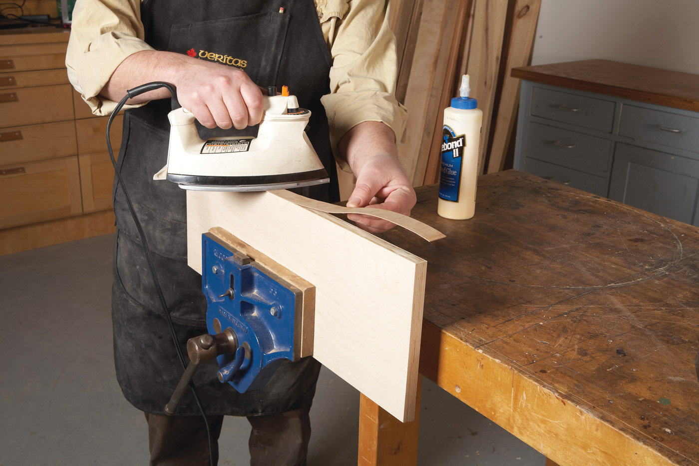 Wood Glue Iron-on Veneer? | Popular Woodworking