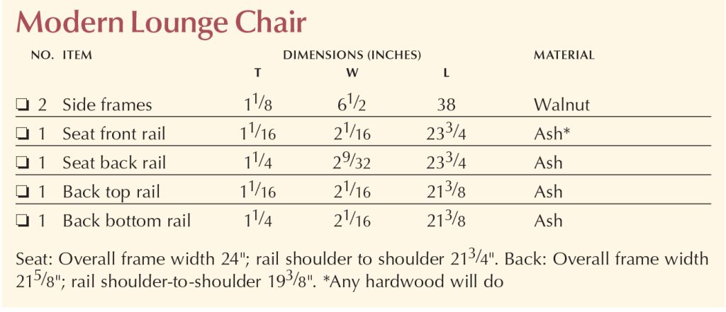 Modern Lounge Chair | Popular Woodworking