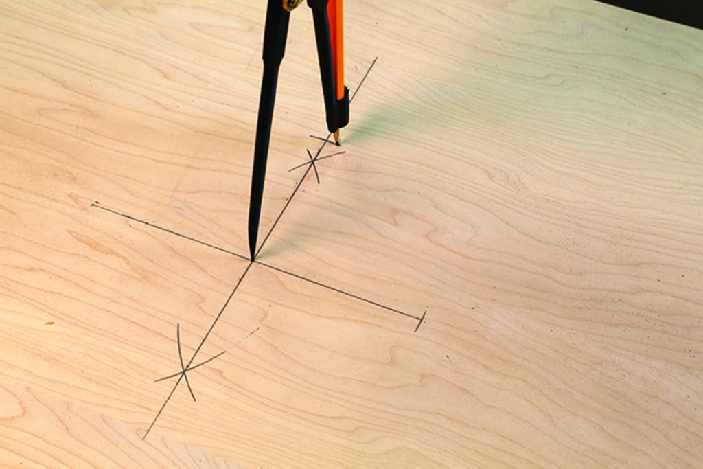 Use A Compass For Layout | Popular Woodworking