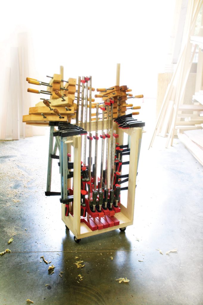 Mobile Clamp Cart | Popular Woodworking