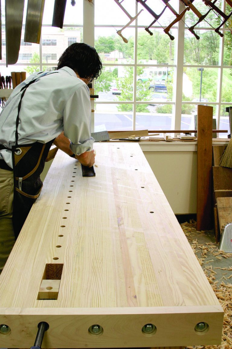 How to Flatten a Workbench Top | Popular Woodworking