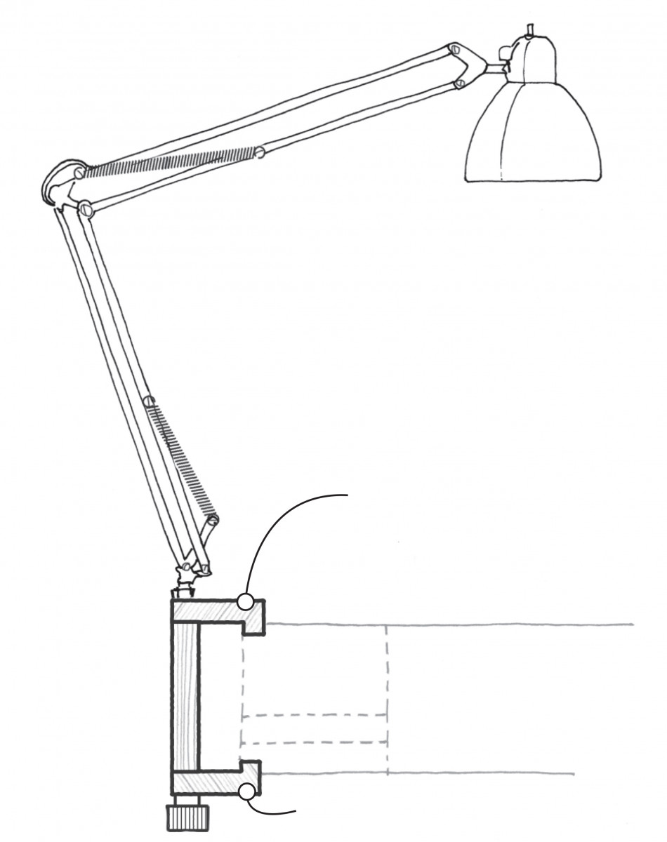 Sliding Bench-light Block | Popular Woodworking