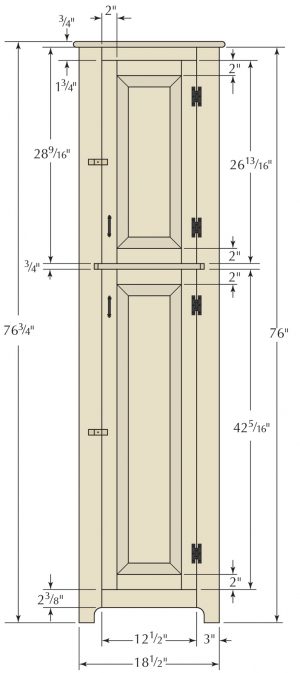 Chimney Cupboard | Popular Woodworking