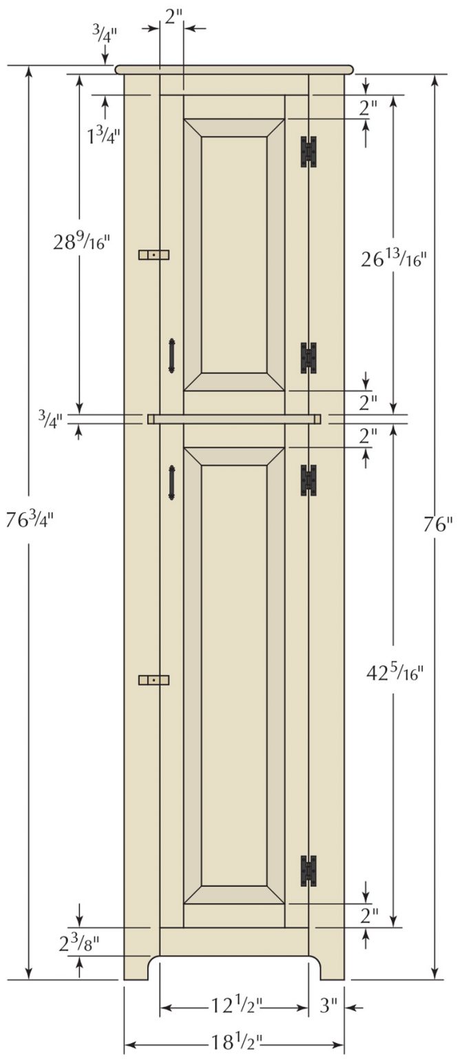 Chimney Cupboard | Popular Woodworking
