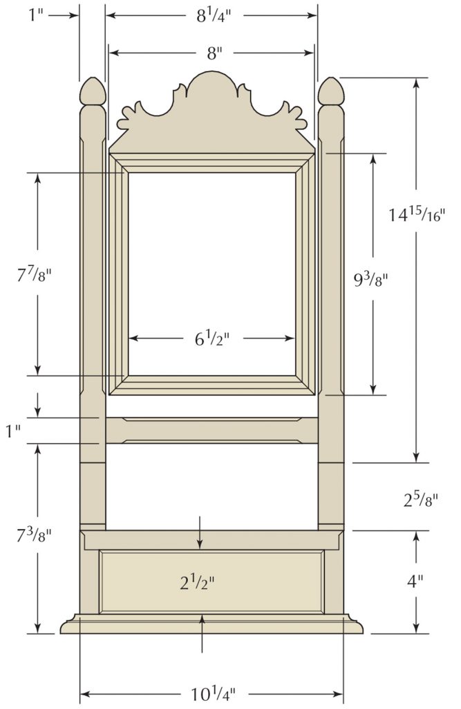 Southern Gent’s Mirror Stand | Popular Woodworking