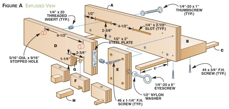 Adjustable Box Joint Jig | Popular Woodworking