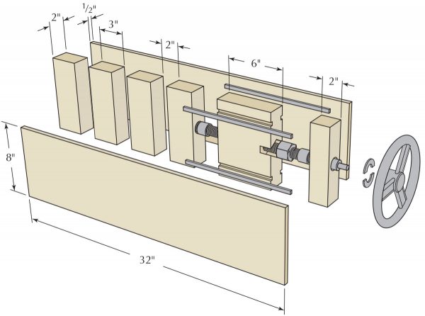 Shop-made Tail Vise | Popular Woodworking