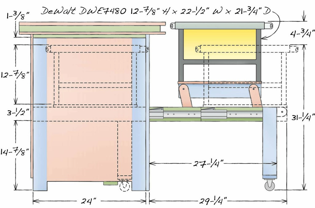Power Tool-Friendly Bench | Popular Woodworking