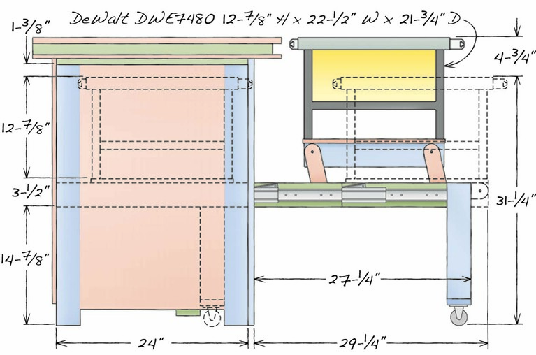 Power Tool-Friendly Bench | Popular Woodworking