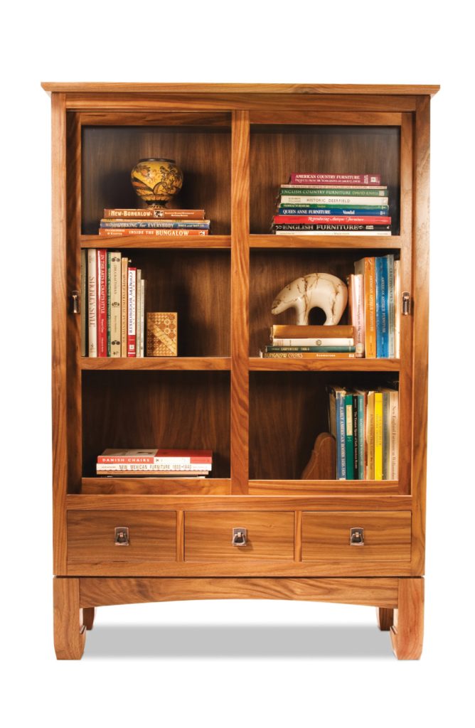 Sliding Door Bookcase | Popular Woodworking