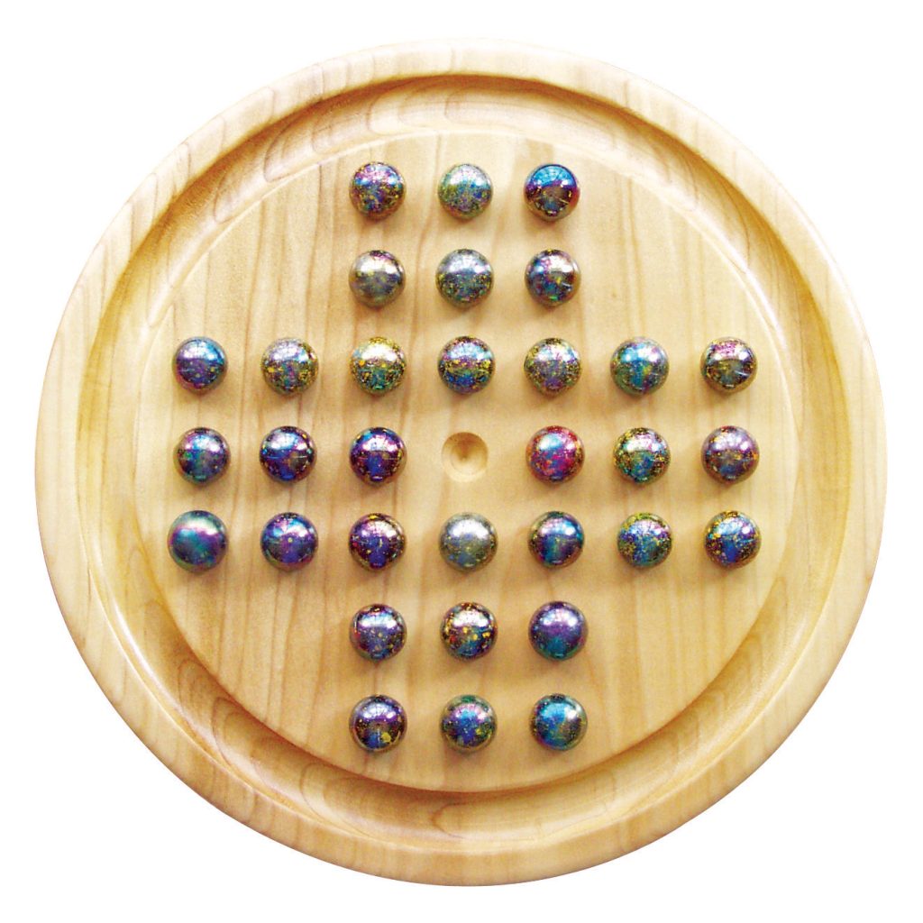 Marble Solitaire Game Board | Popular Woodworking
