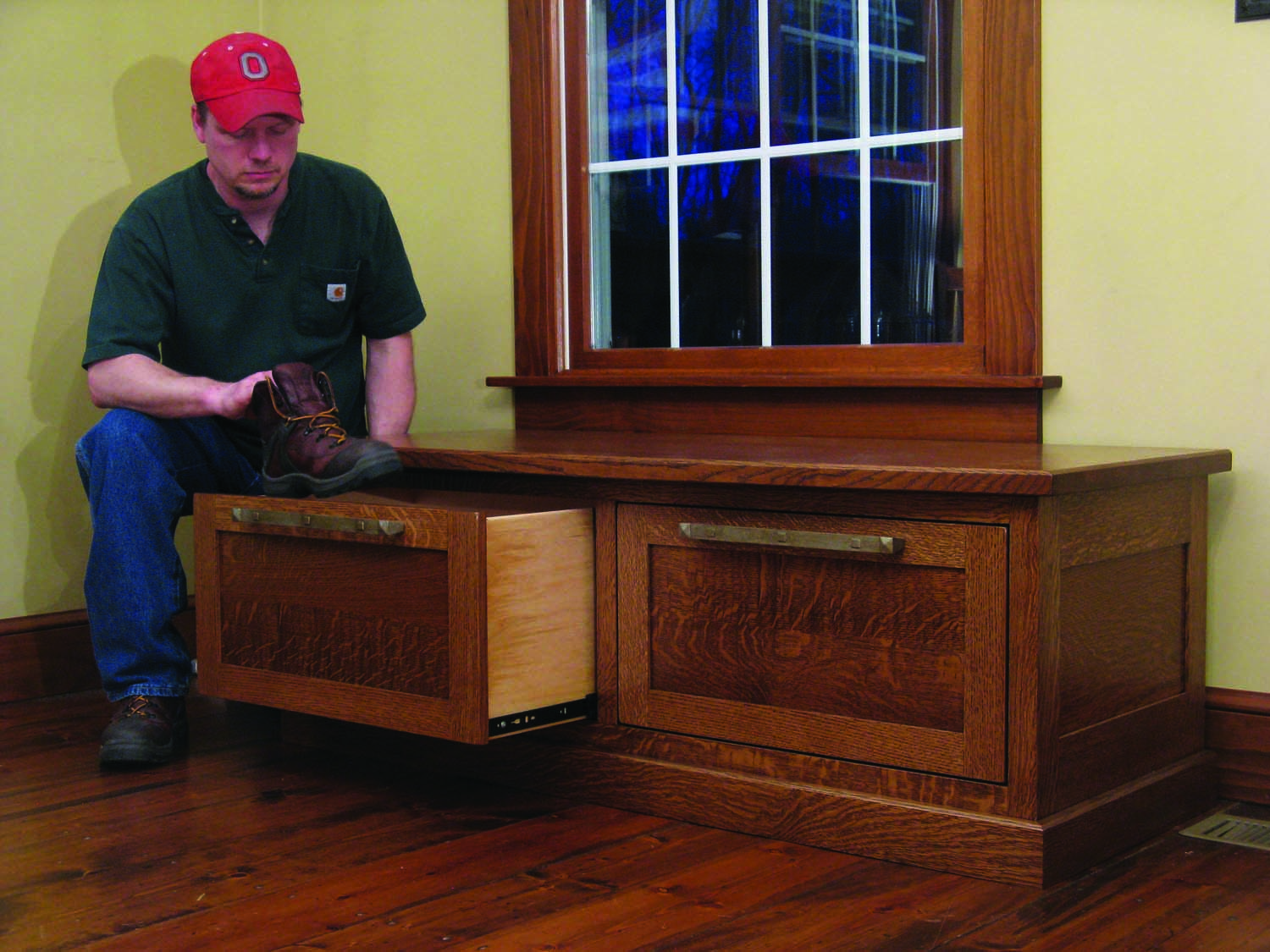 Workingman’s Boot Bench | Popular Woodworking