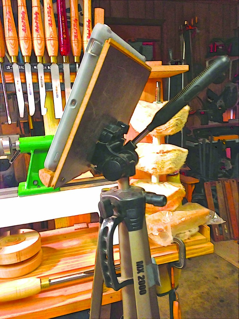 Tablet Shop Stand | Popular Woodworking