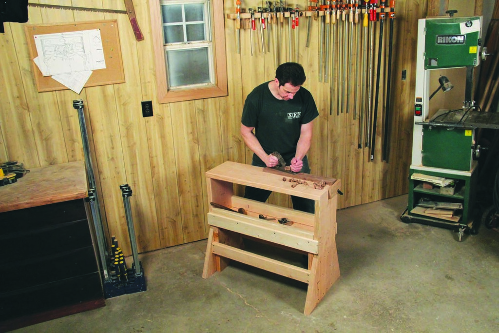 Portable Sawhorse Bench | Popular Woodworking