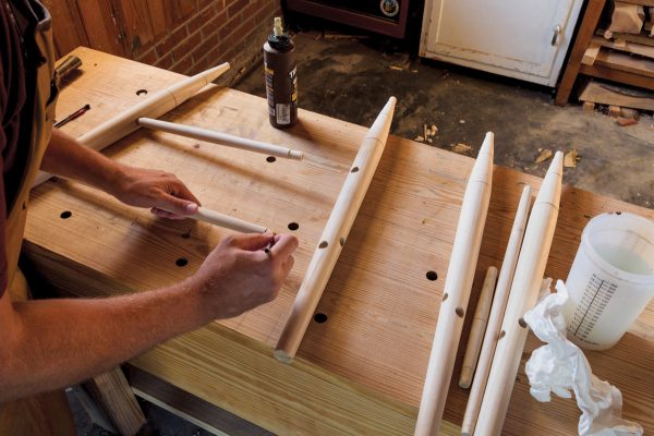 Shinto-Inspired Bar Stools | Popular Woodworking