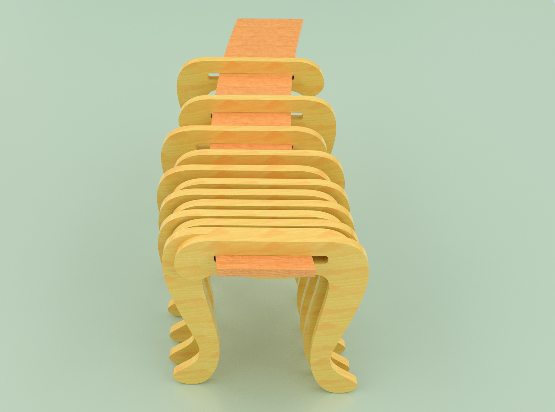 A Modern Parametric Bench | Popular Woodworking