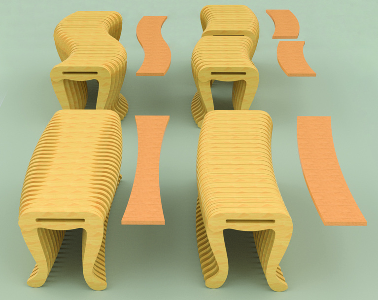 A Modern Parametric Bench | Popular Woodworking