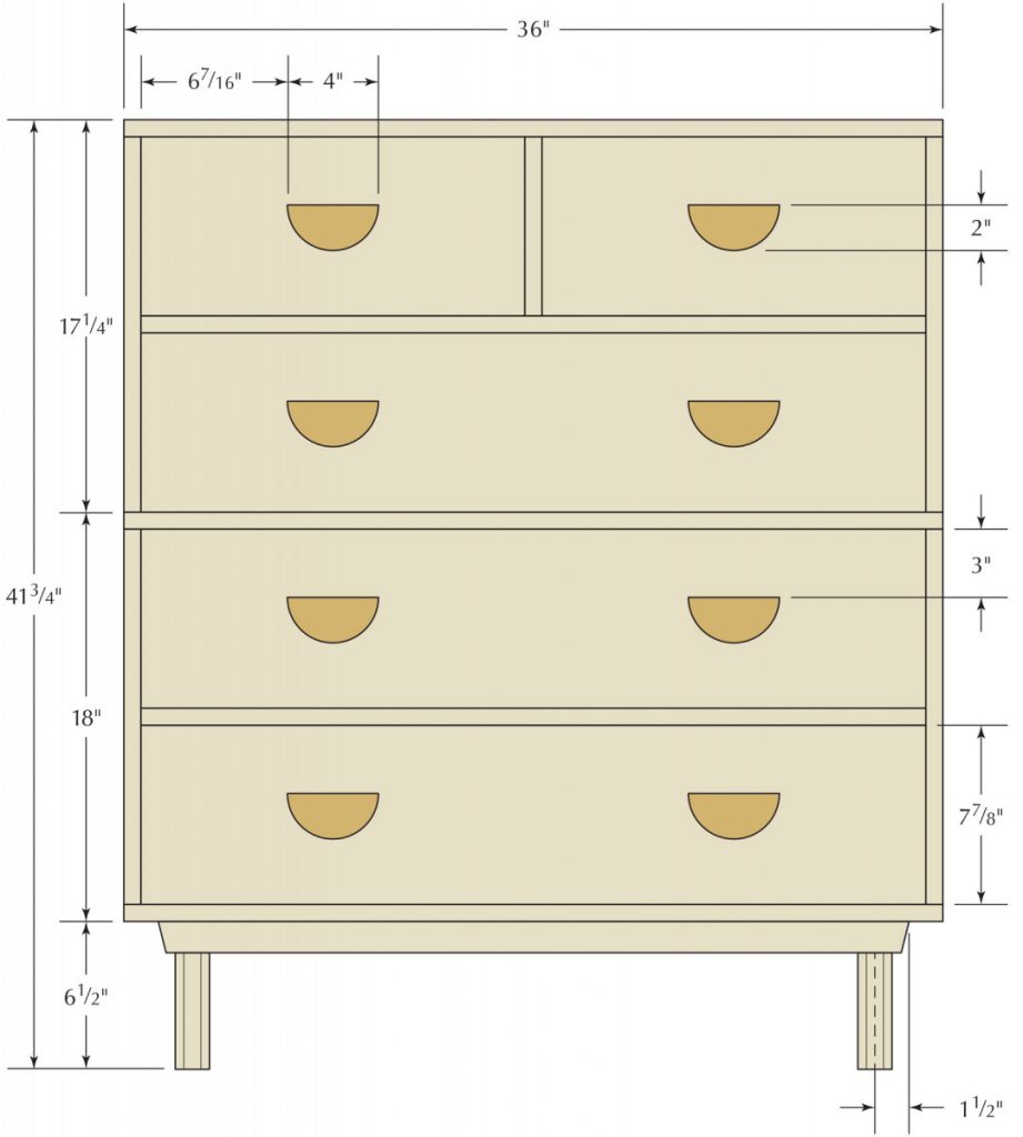 Danish Modern Campaign Chest | Popular Woodworking