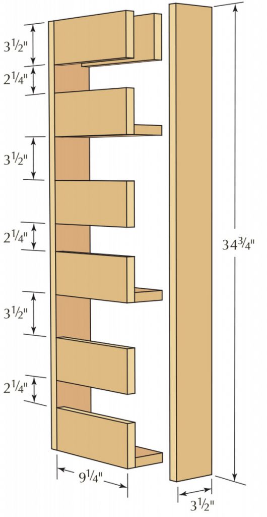 Library Magazine Rack | Popular Woodworking
