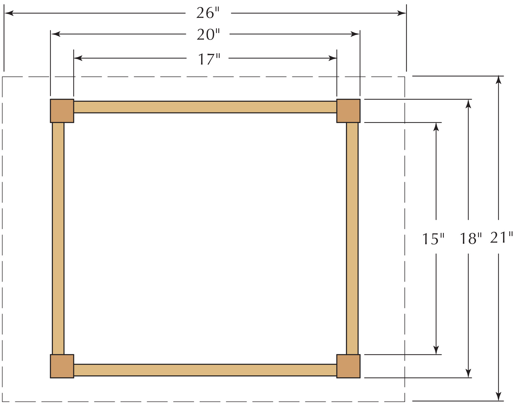 A Tapered-leg Table | Popular Woodworking