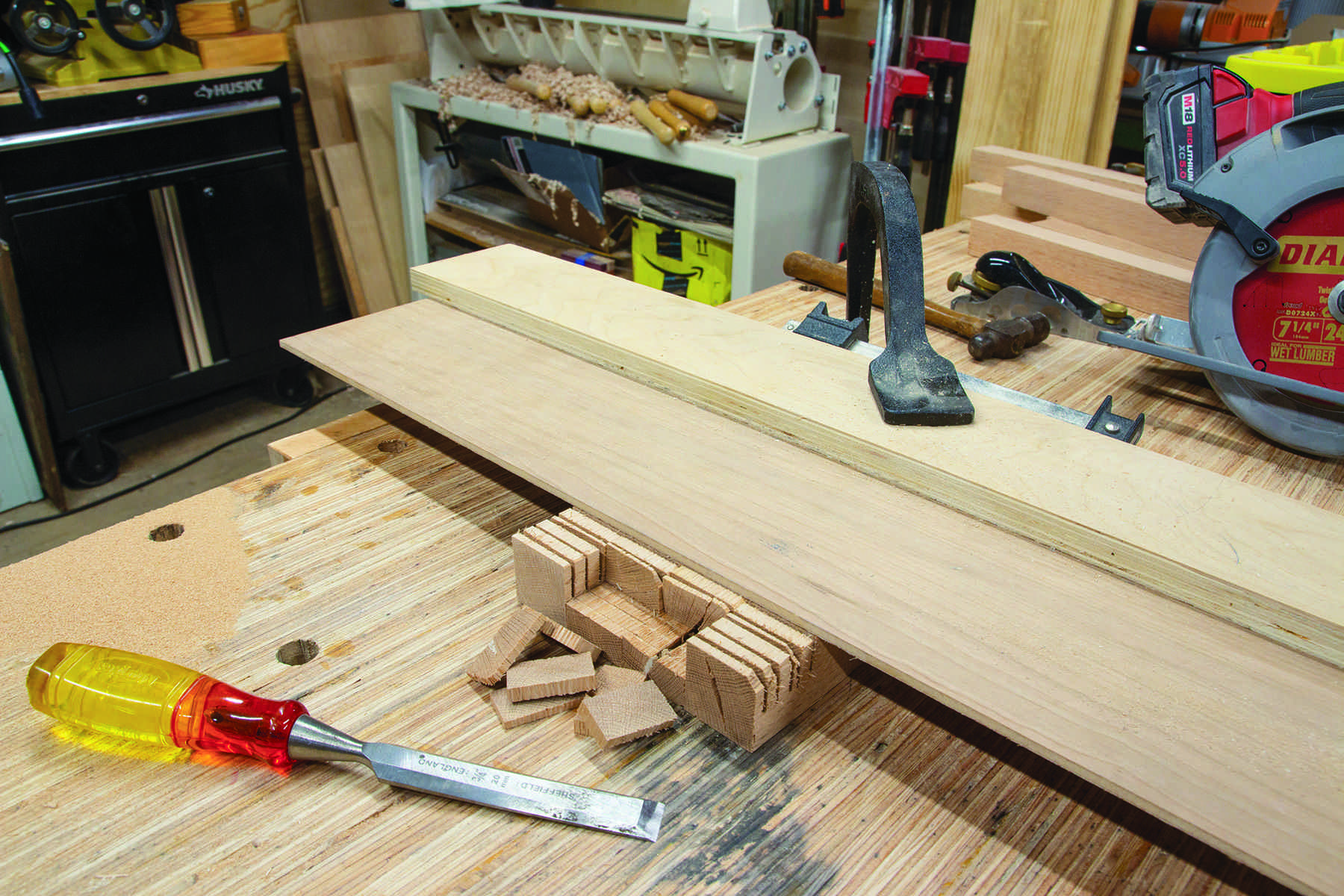 Woven Paracord Bench | Popular Woodworking