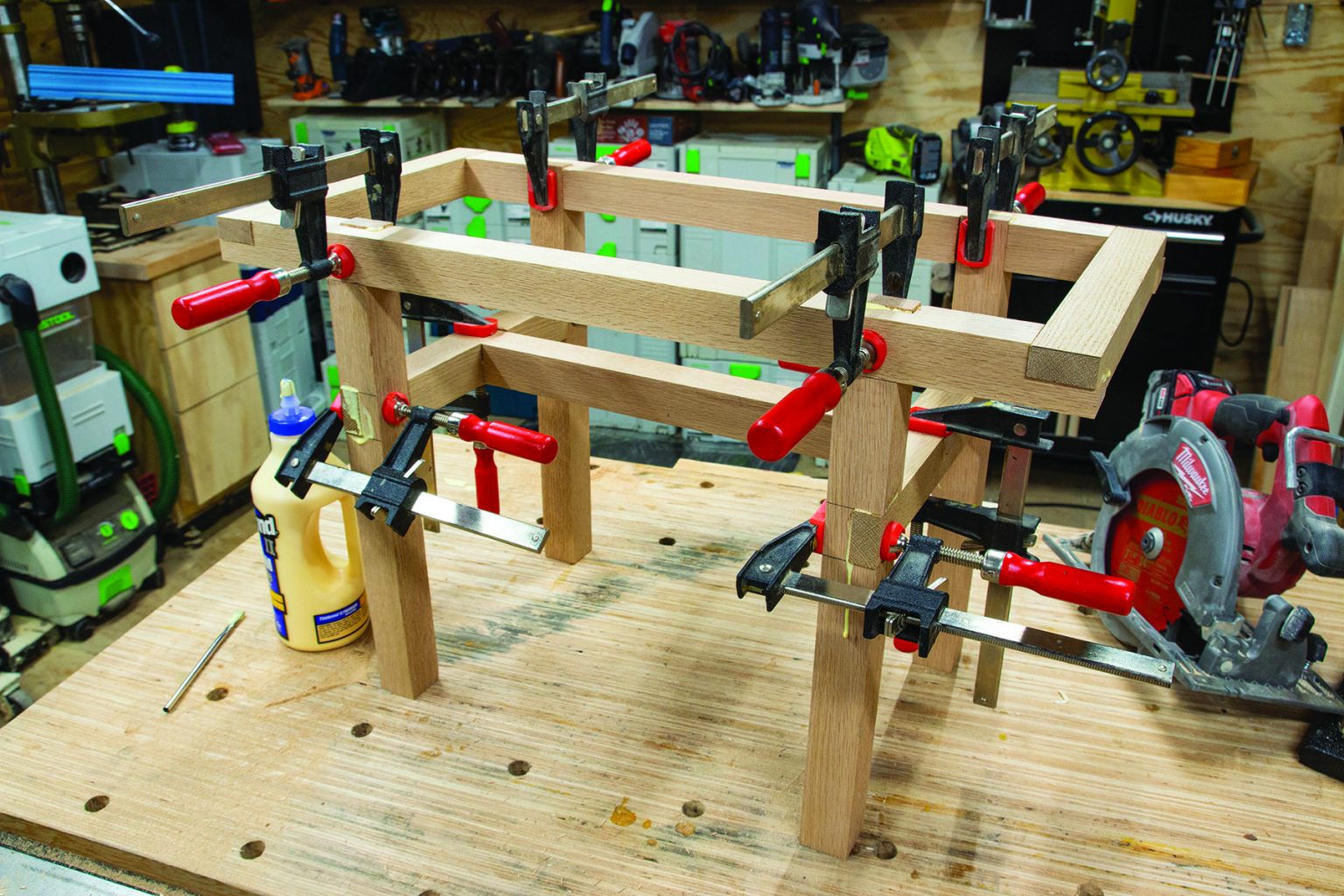 Woven Paracord Bench | Popular Woodworking