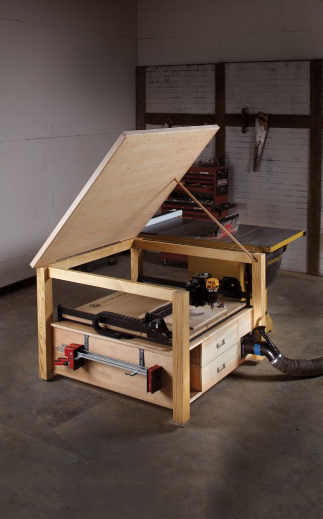 CNC Outfeed Table | Popular Woodworking