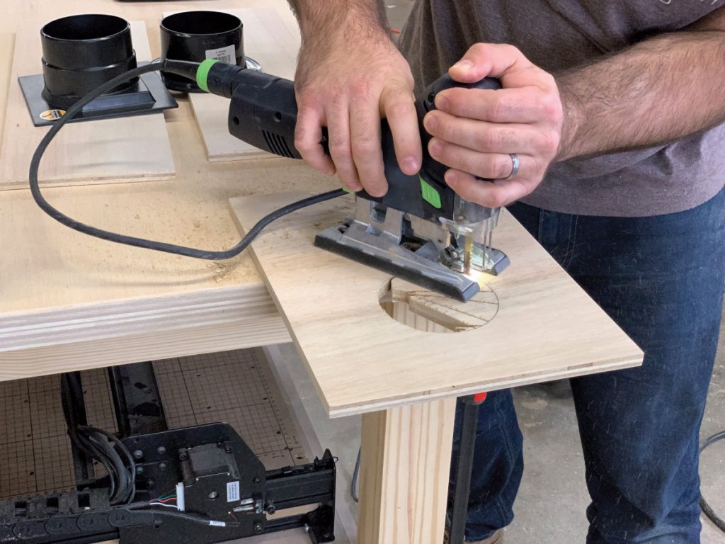 CNC Outfeed Table | Popular Woodworking