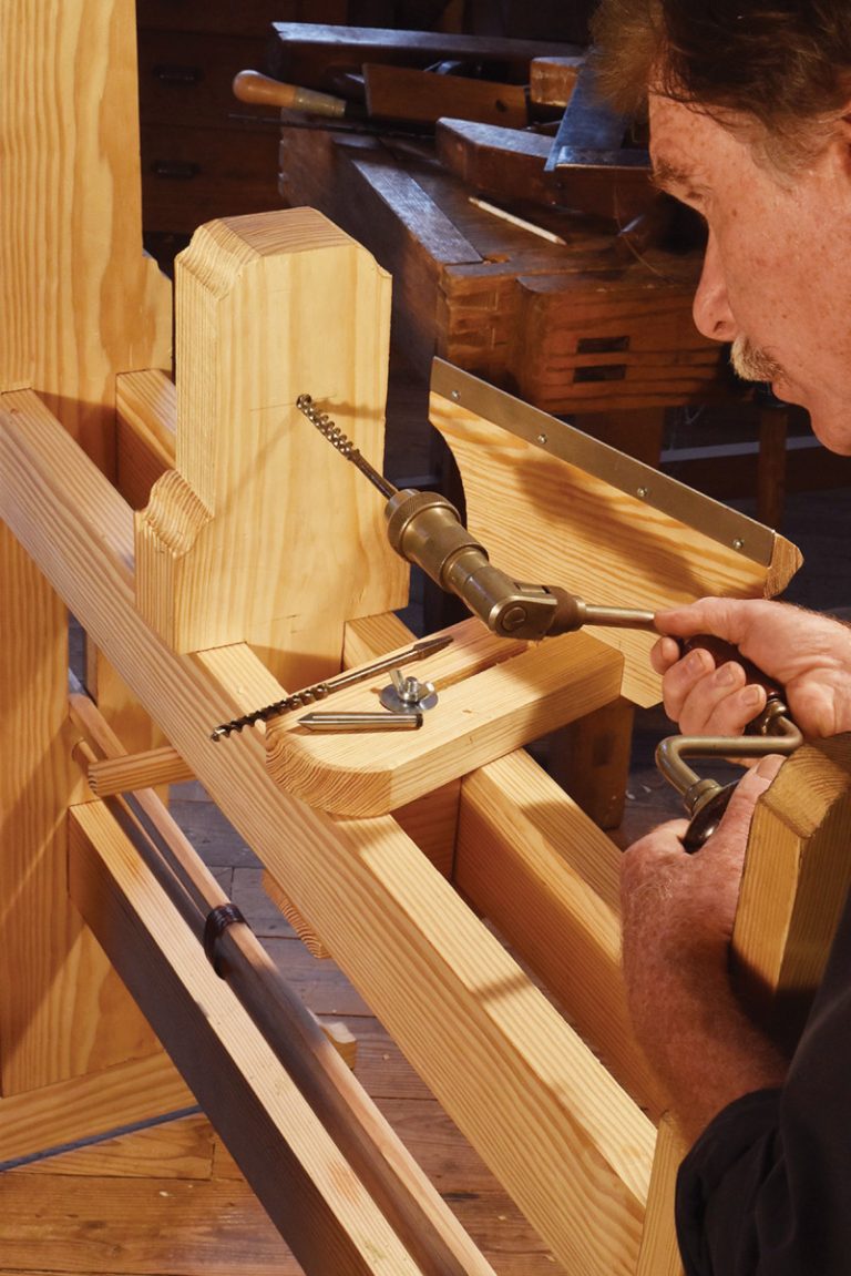 Roy Underhill’s Double Spring Pole Lathe