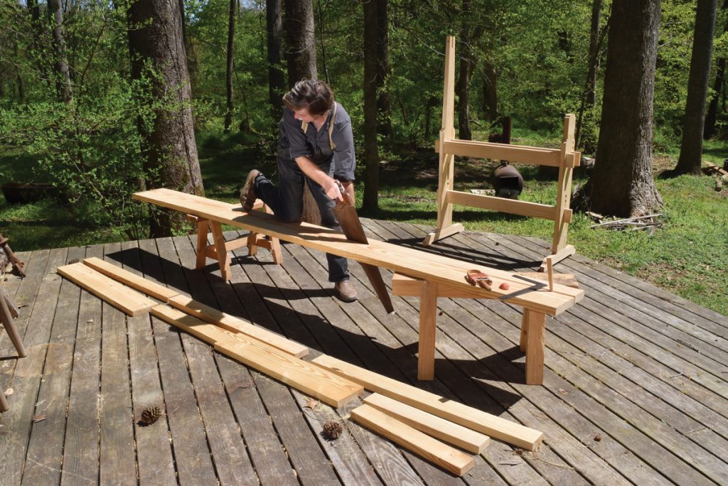 Roy Underhill’s Double Spring Pole Lathe