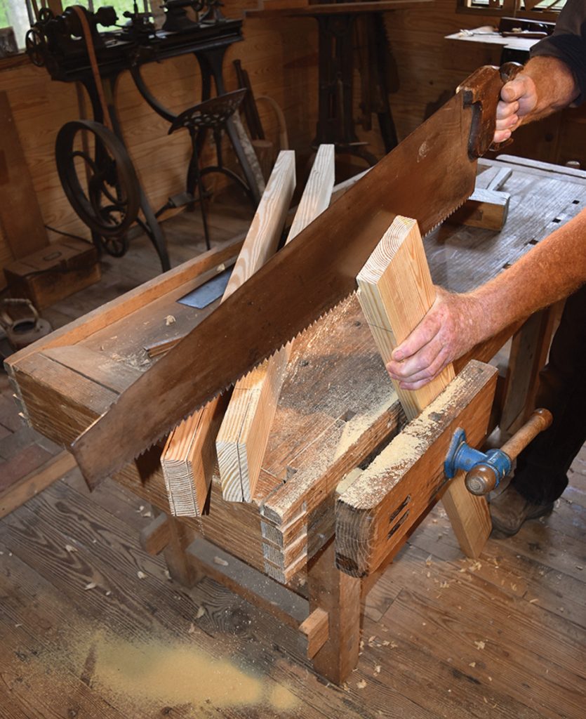 Roy Underhill’s Double Spring Pole Lathe