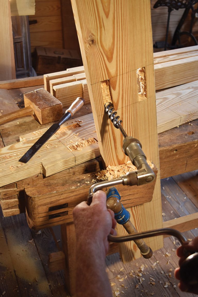 Roy Underhill’s Double Spring Pole Lathe