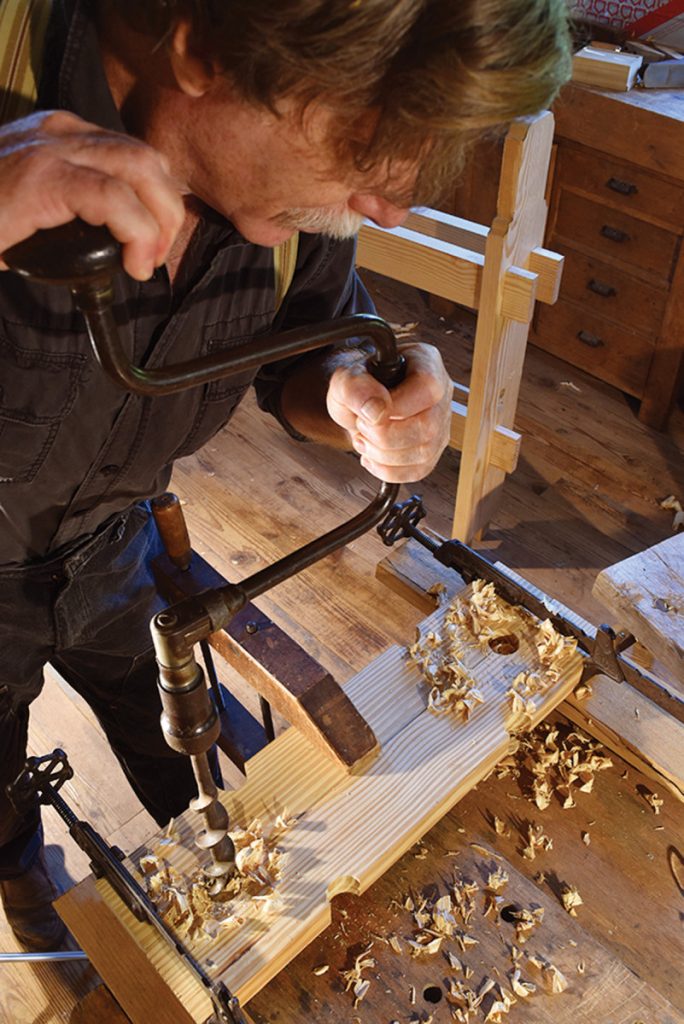 Roy Underhill’s Double Spring Pole Lathe