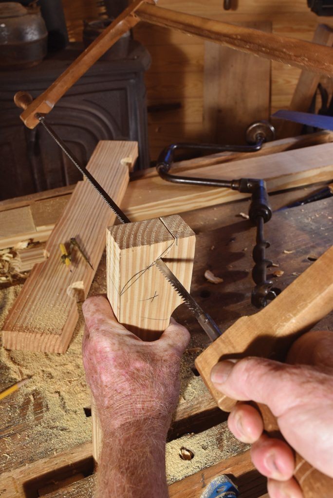 Roy Underhill’s Double Spring Pole Lathe