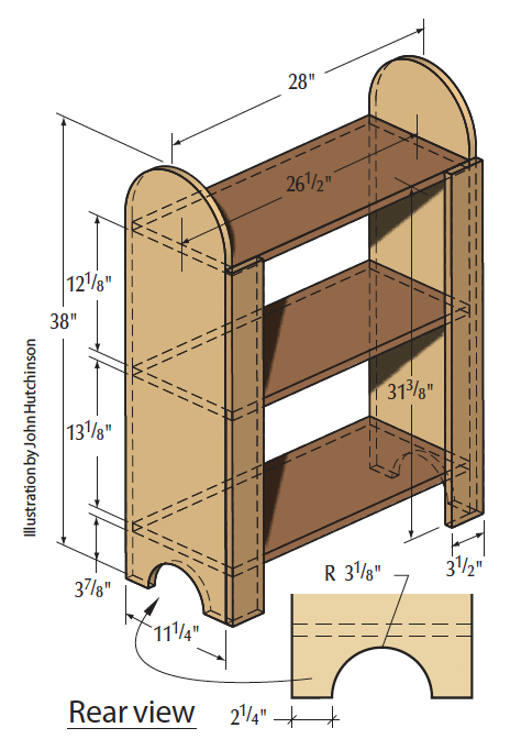 Simple Shaker Shelves | Popular Woodworking